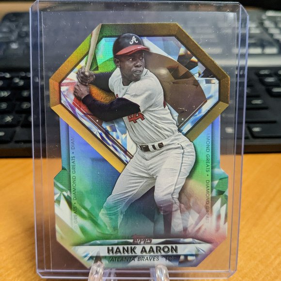Topps | Other | 222 Topps Hank Aaron Diamond Greats Diecut | Poshmark